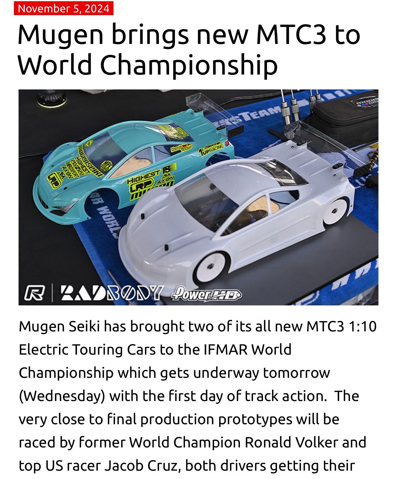 MTC3 - Page 11 - R/C Tech Forums