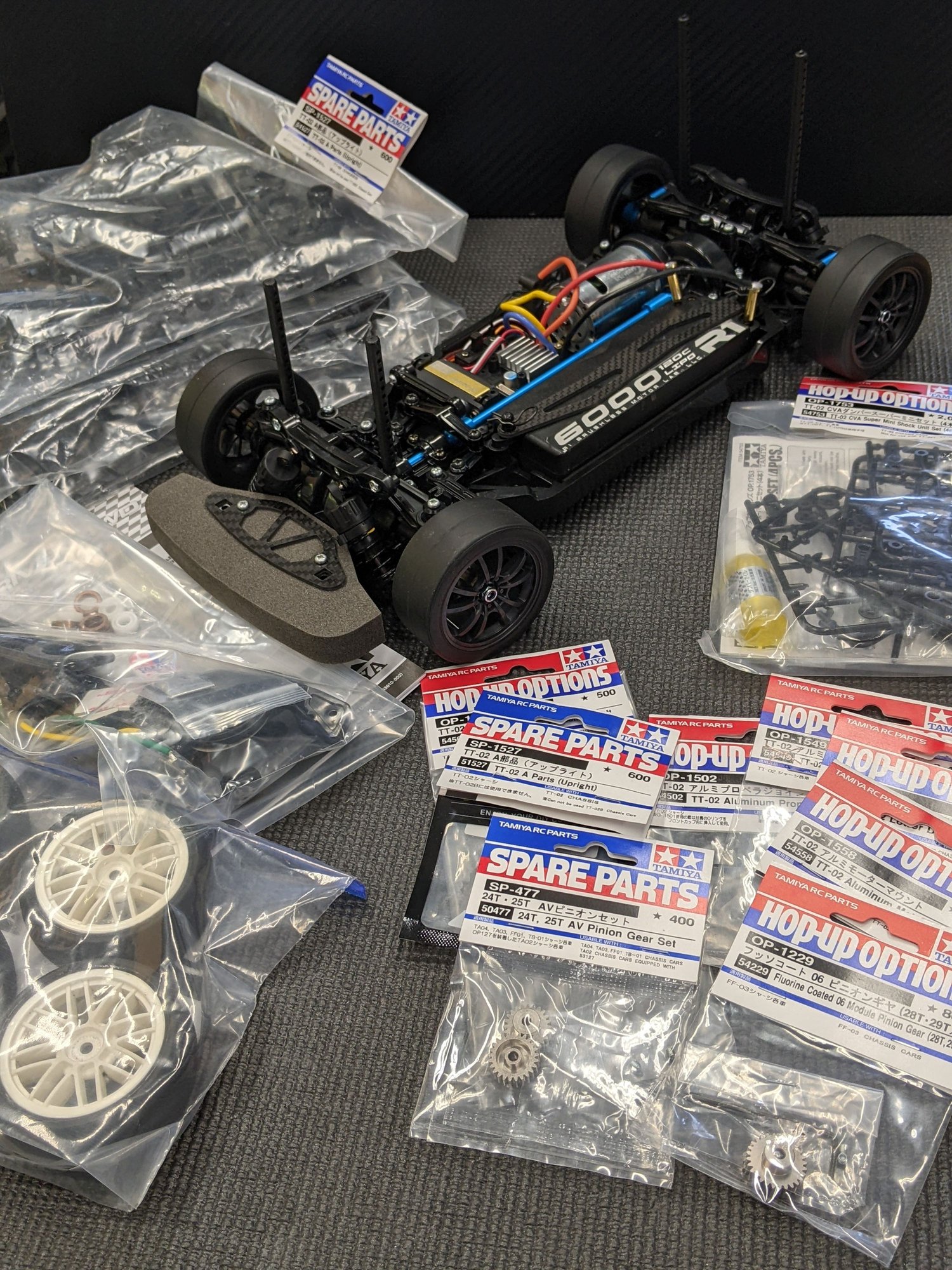 Tamiya TT02 TT02R ARTR Upgraded Carbon Fiber + Aluminum! - R/C Tech Forums