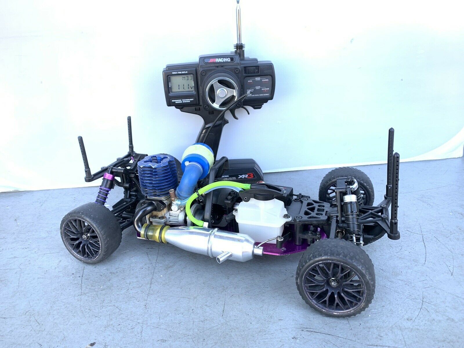 (RTR) *RARE* 1/8 HPI SUPER NITRO RS4 RALLY W/ O.S. MAX .18CV-R - R/C ...