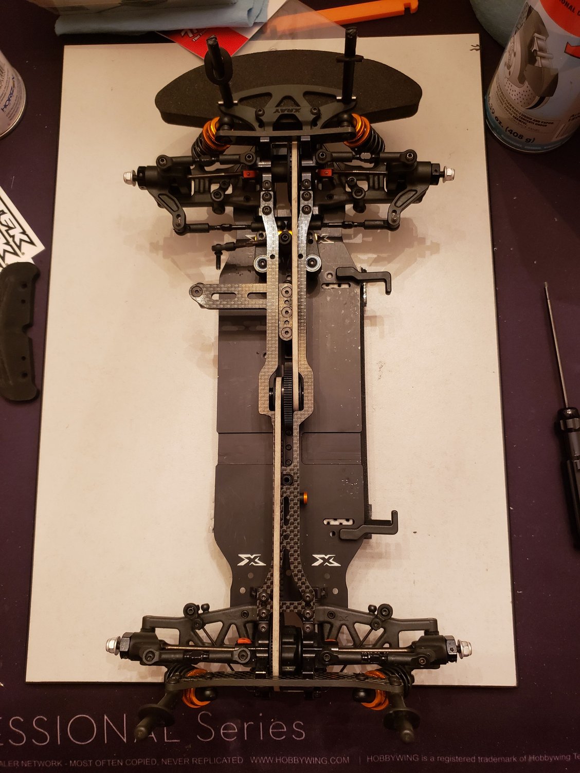 Xray T4 2020 solid chassis slider. - R/C Tech Forums