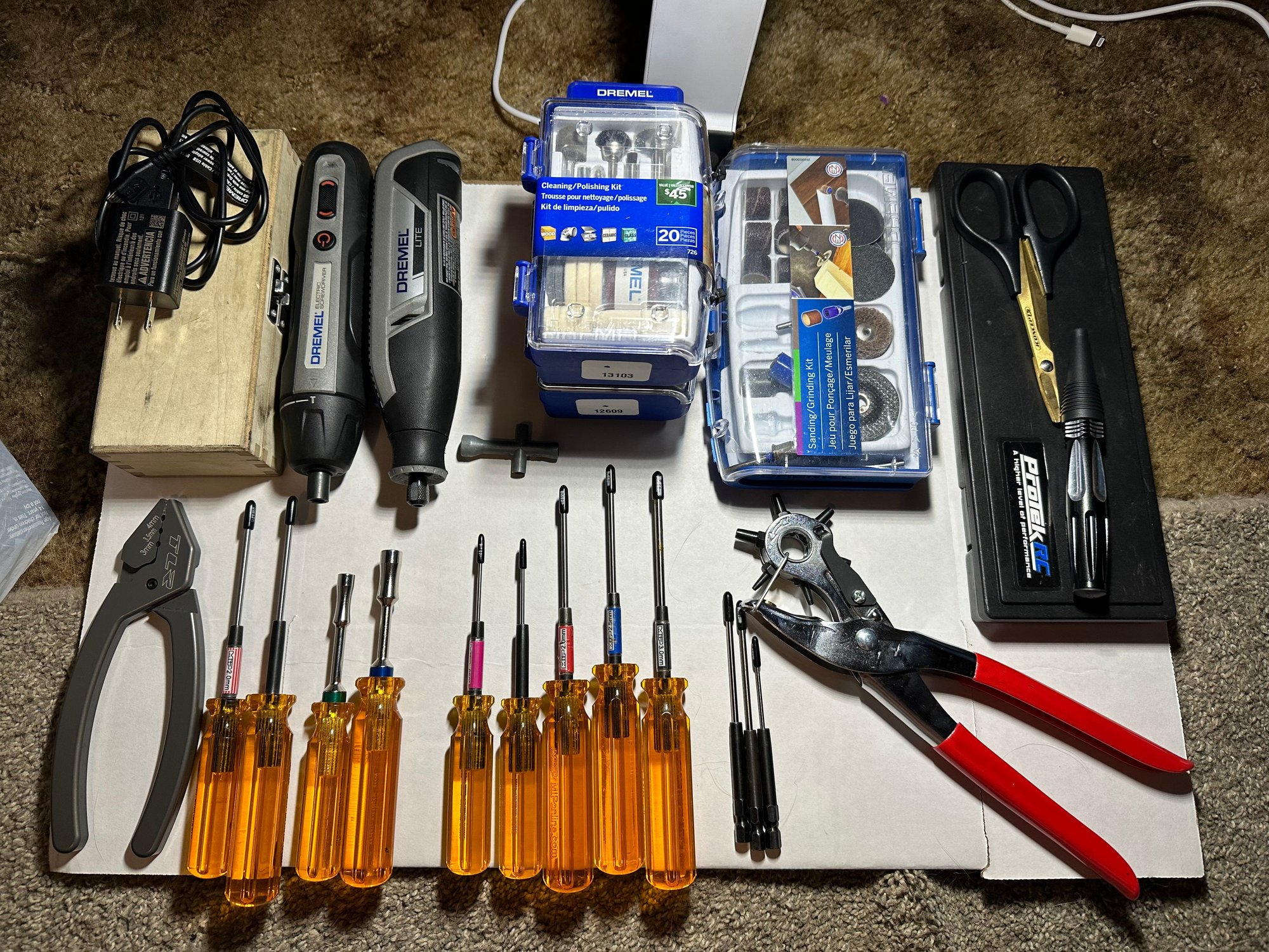 MIP Tool Lot Dremel Shock Pliers Jconcepts Protek - R/C Tech Forums