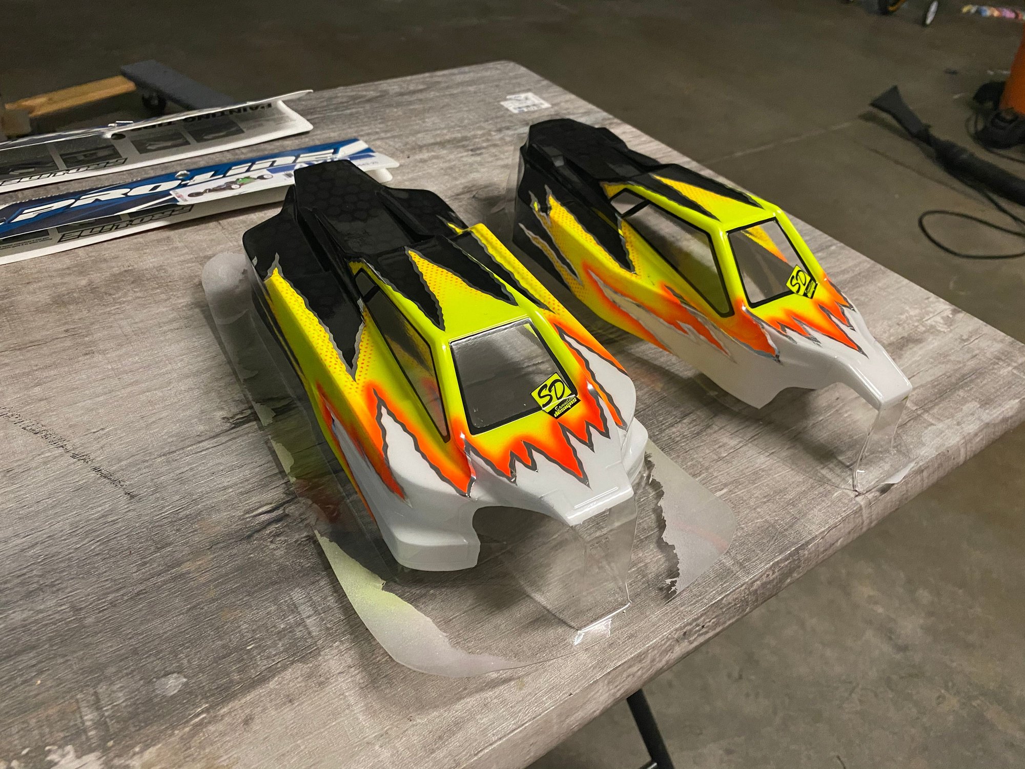 Custom Painted Pro-Line axis B6.2/b74 bodies - R/C Tech Forums