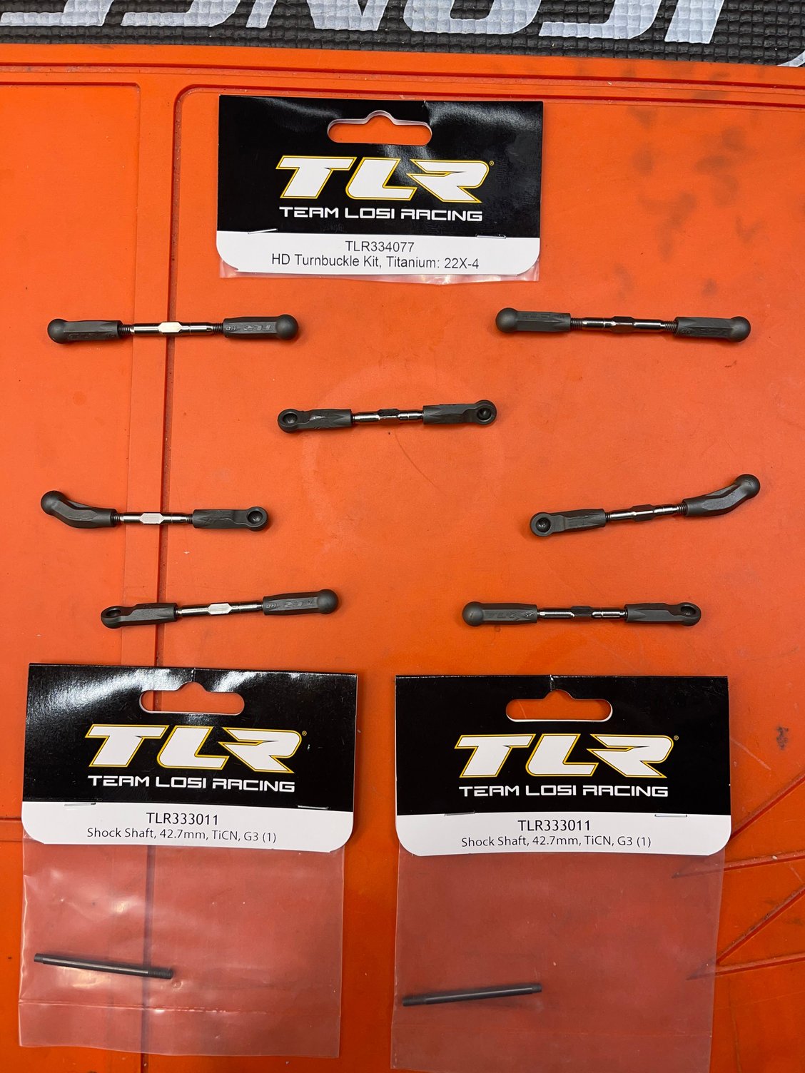 TLR 22X-4 titanium turnbuckles & TLR 22X-4 shock shafts - R/C Tech Forums
