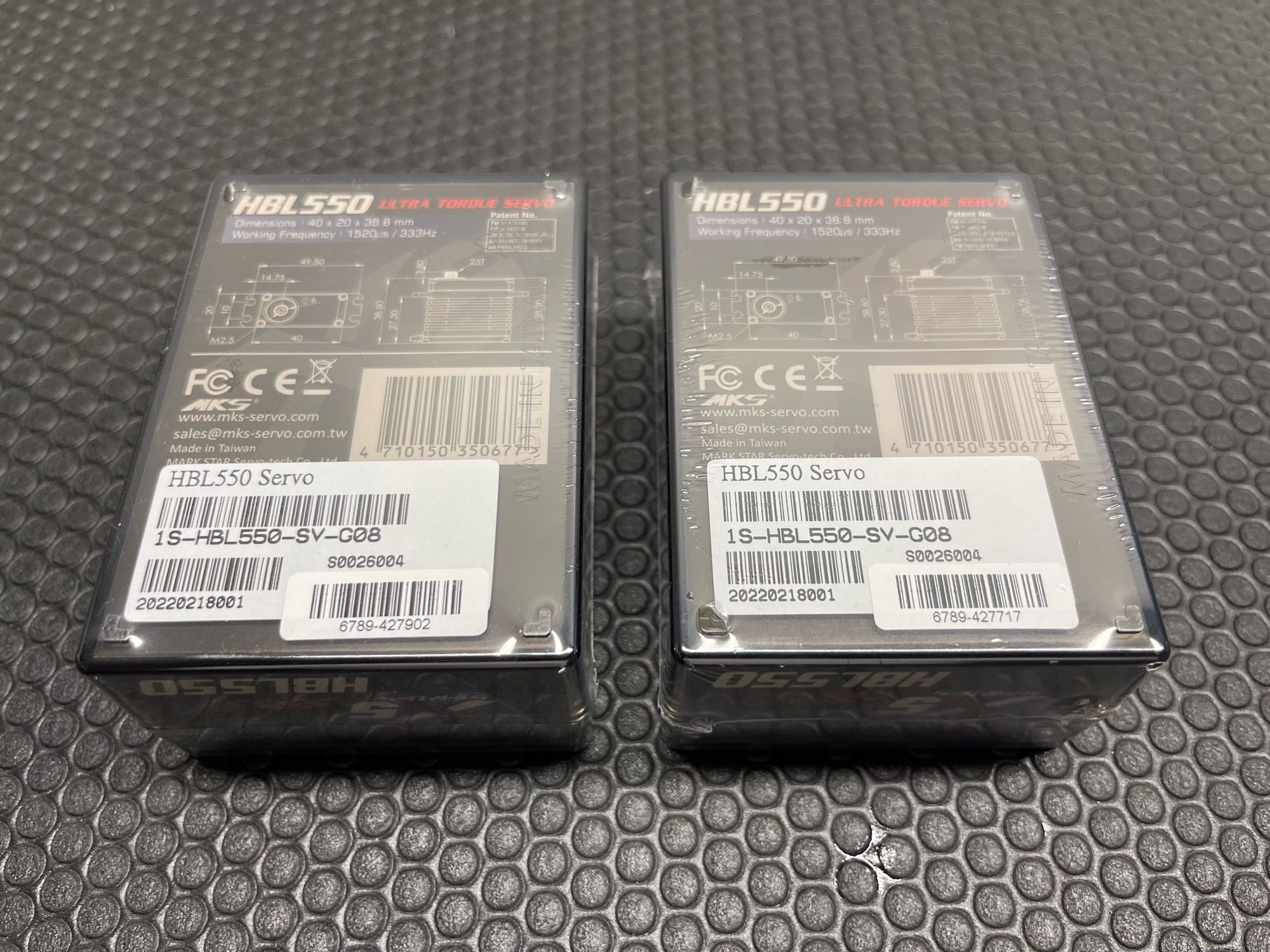 New MKS X5 HBL550 Brushless Metal Gear High Torque Digital HV Servo's ...