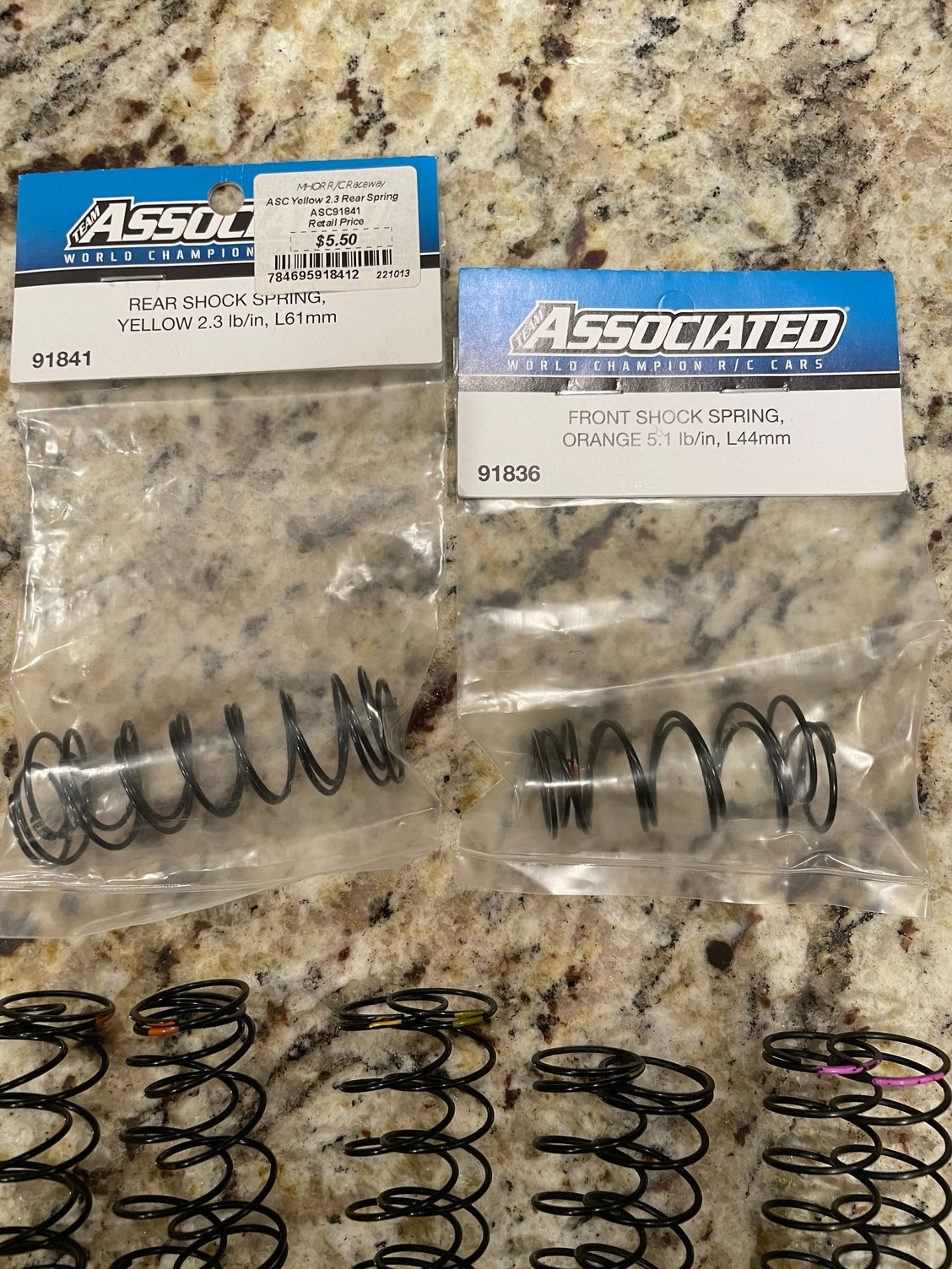 Associated and TLR 12mm springs (V1 and V2) - R/C Tech Forums
