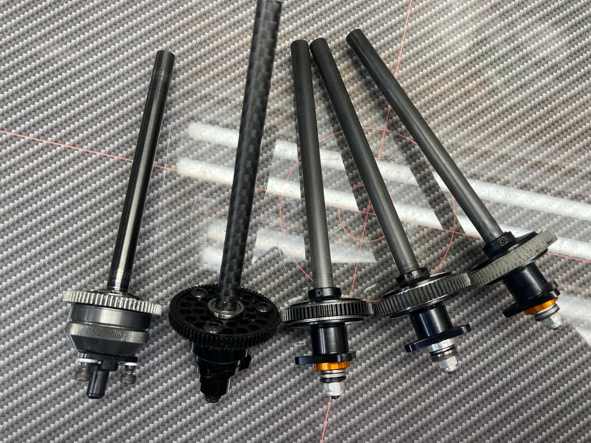 Awesomatix and Arrowmax gear diffs and 3 ball diff lot 1/12 pan cars ...