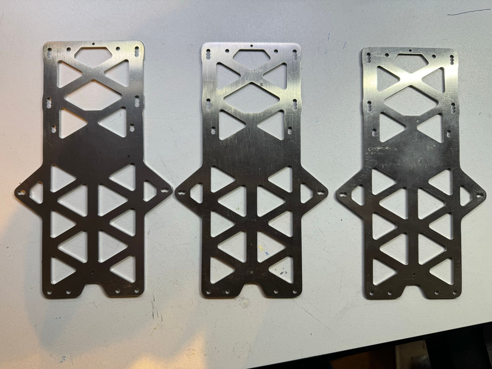 Qty 6 Xray 1/12th Custom Chassis Plates, Graphite, Titanium, Aluminum ...