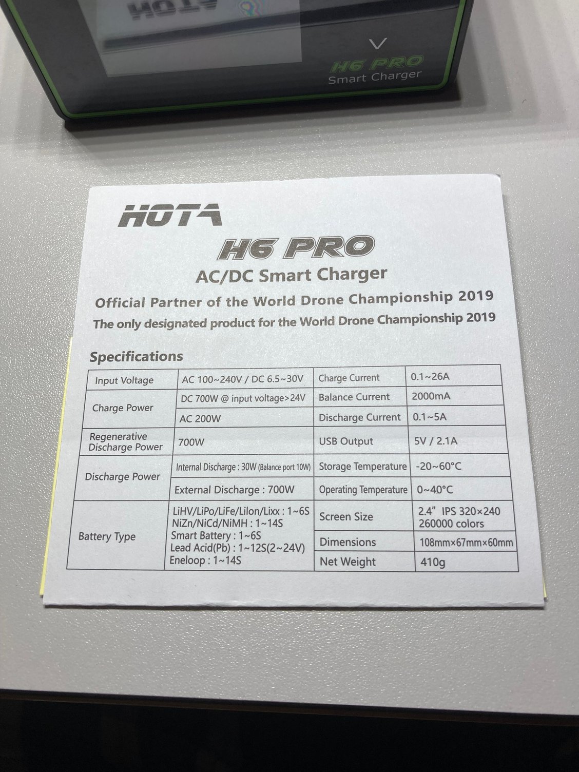 Hota H6 Pro Charger - R/C Tech Forums