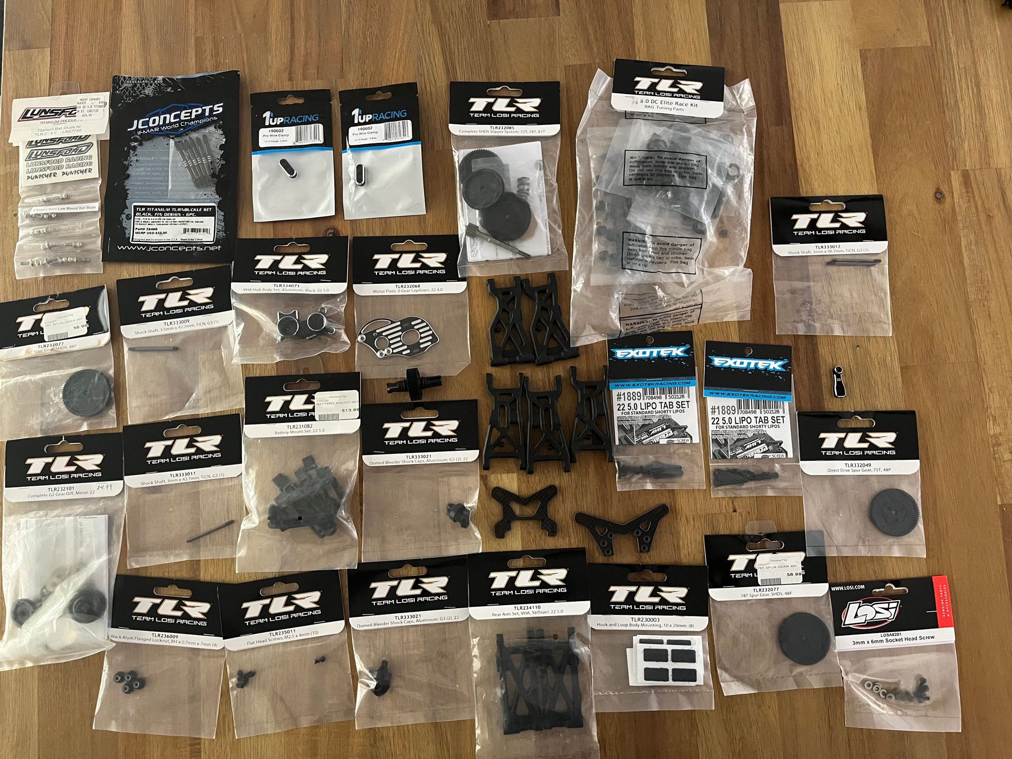 TLR 22 5.0 parts lot - R/C Tech Forums
