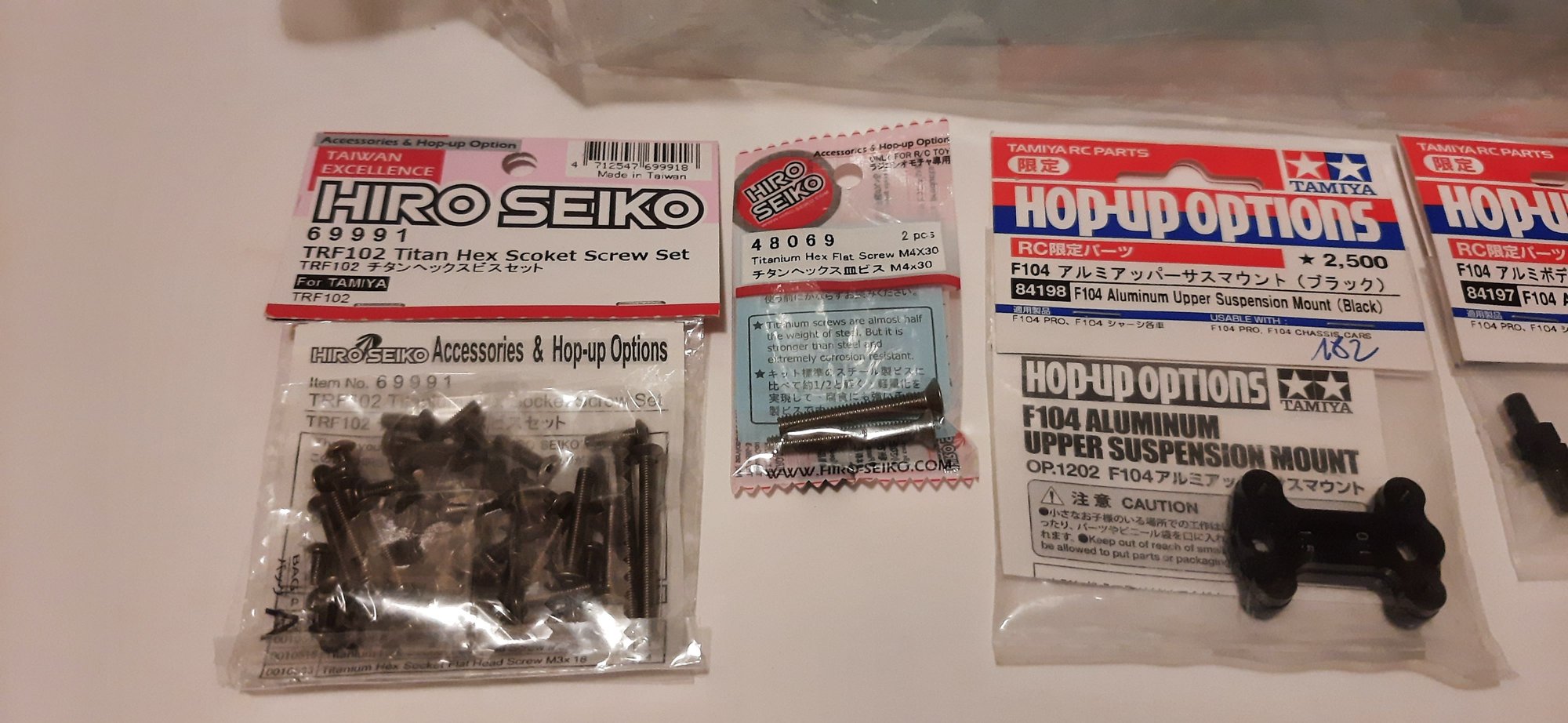 NIB Sealed Tamiya TRF102 Black Edition 84432 with 84120 Body Set and ...