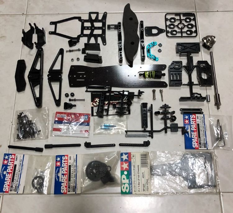 FS: Tamiya F103GT completes loose chassis set - R/C Tech Forums