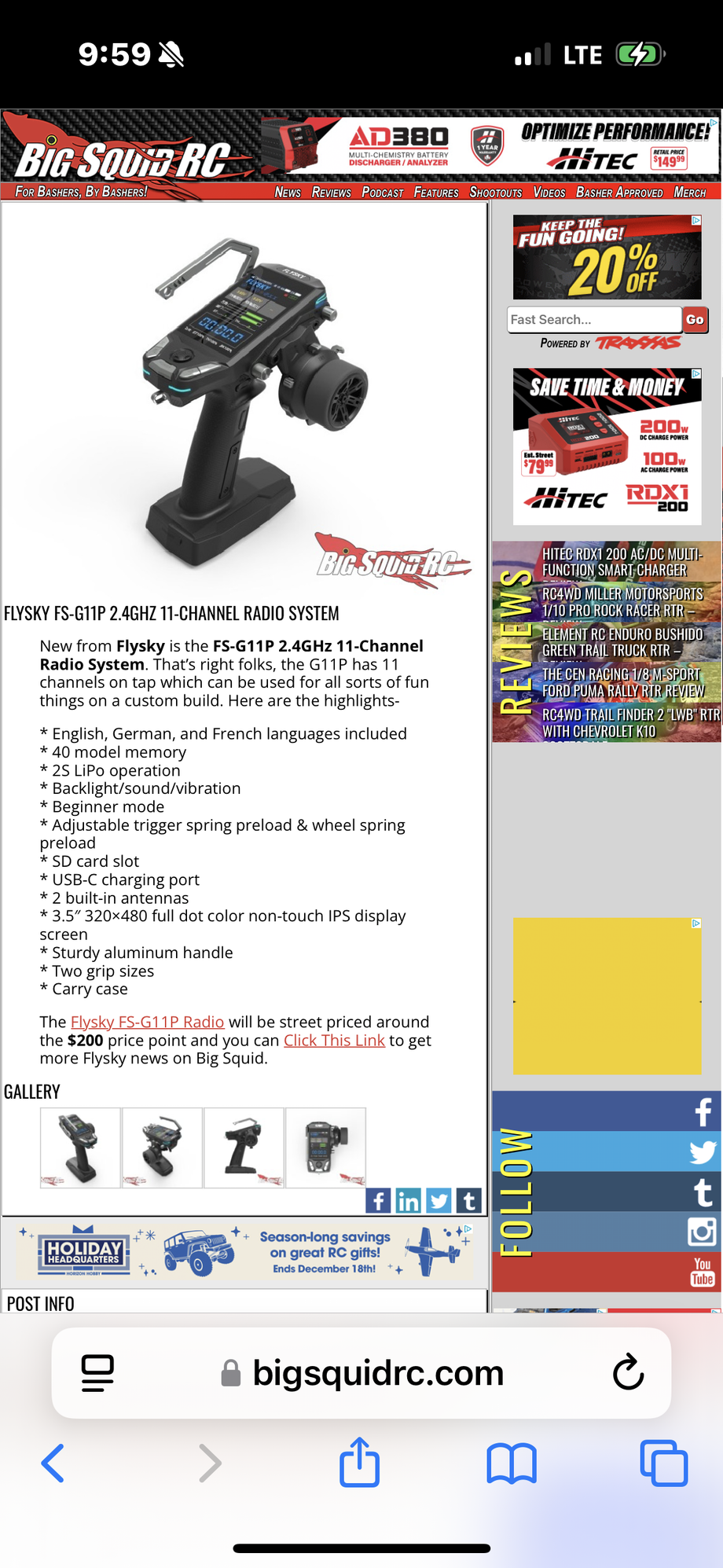 Flysky fs-g11p 11 channel radio - R/C Tech Forums