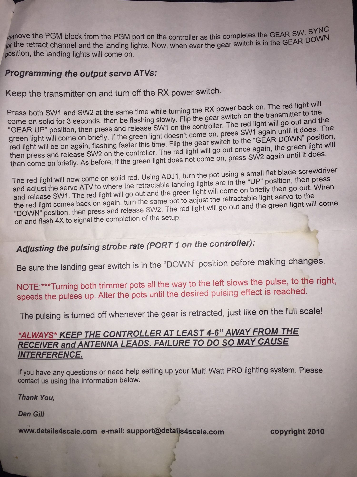 Multi Watt Elite Nav light Controller - RCU Forums