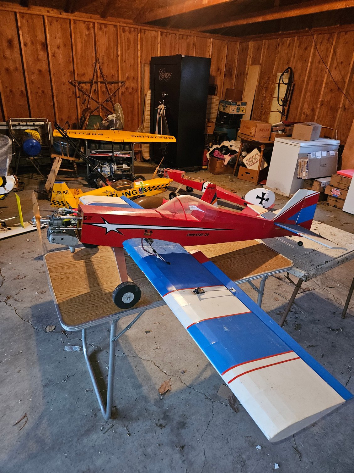 Six Gas Model Airplanes with Engine Futaba receivers and servos, RTF ...