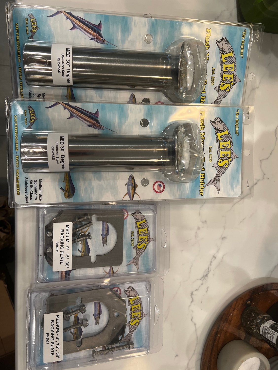 Rod Holder With Backing Plate at Nathan Mcnicholas blog