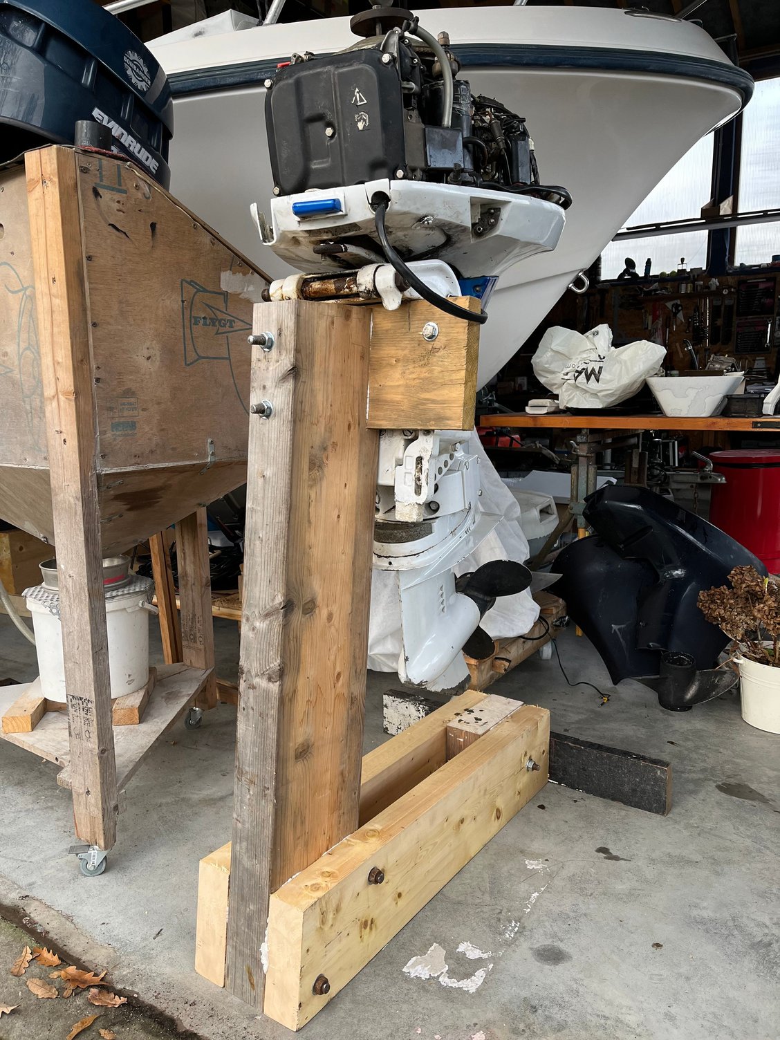 The Hull Truth - Boating and Fishing Forum - DIY outboard motor stand